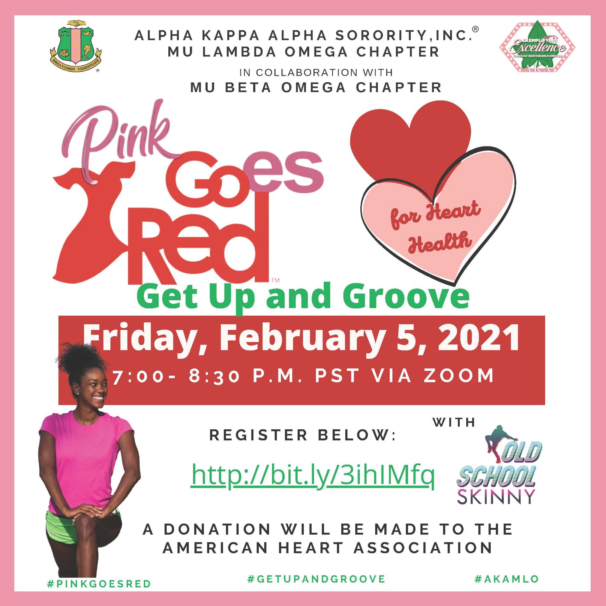 Pink Goes Red for Heart Health 2021 – Mu Lambda Omega Chapter of AKA